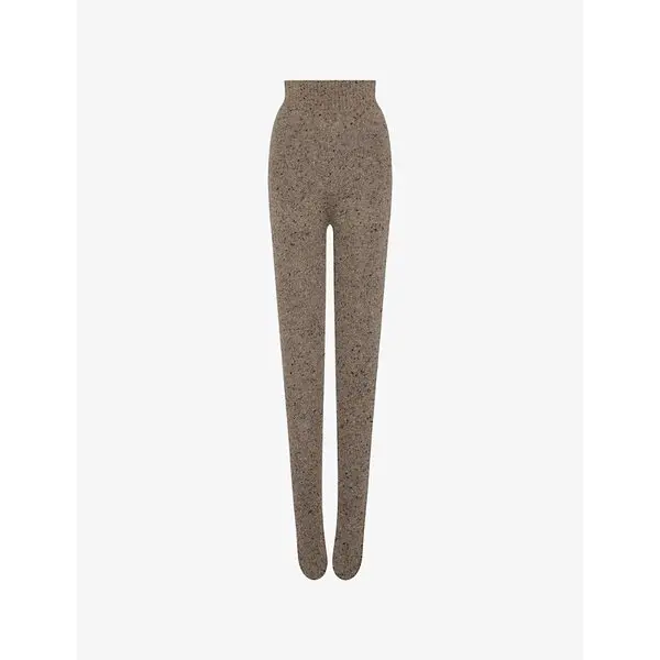 THE ROW Cashmere Tights - Sepia