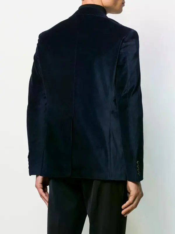 TONELLO Slim Fit Velvet Blazer