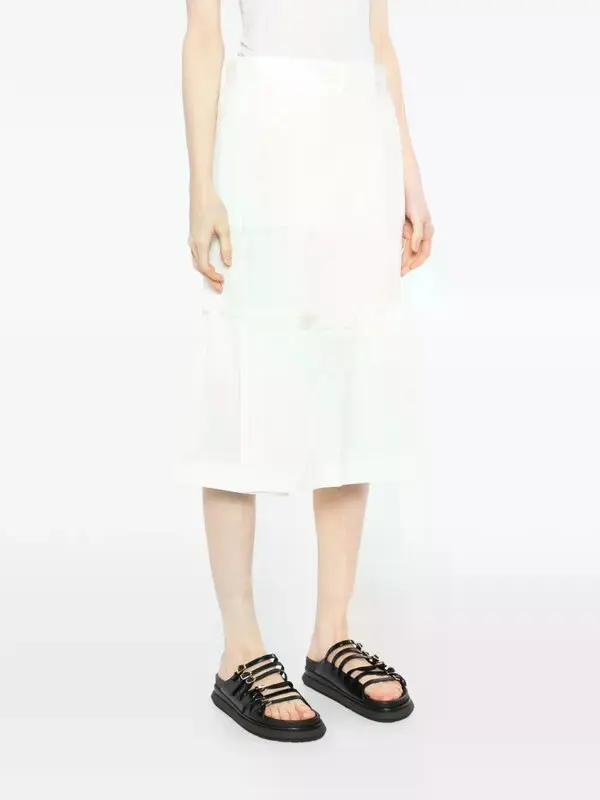 Sacai Panelled Midi Skirt