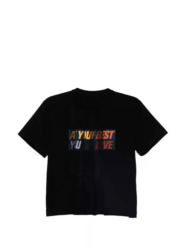 Sacai Slogan-print T-shirt