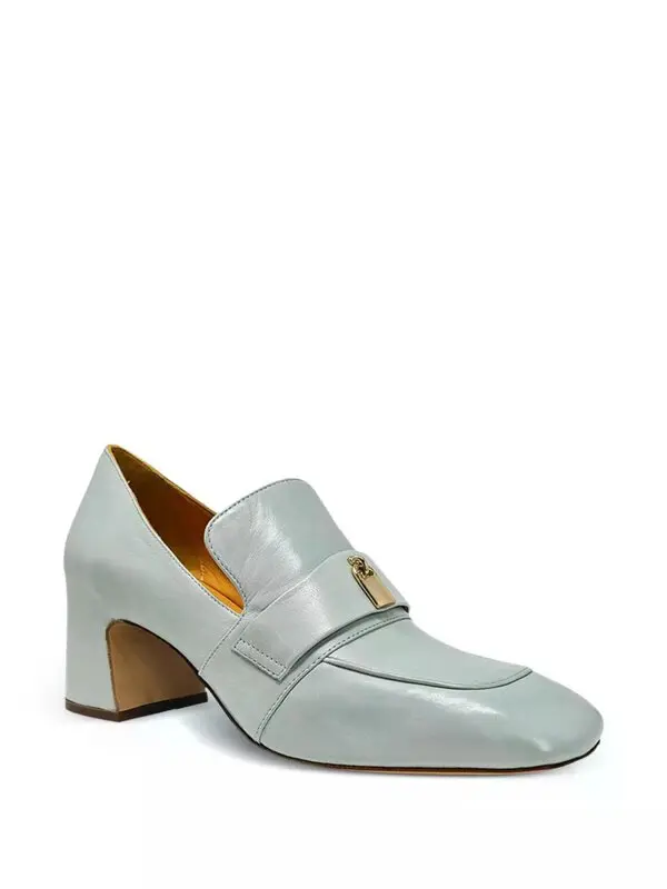 MADISON MAISON Lock-detail Heeled Loafers
