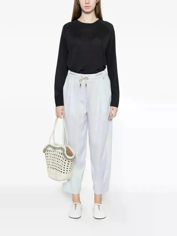 Herno Cropped Drawstring Trousers