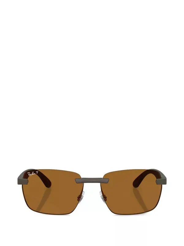 Ray-ban Rectangle-frame Rimless Sunglasses