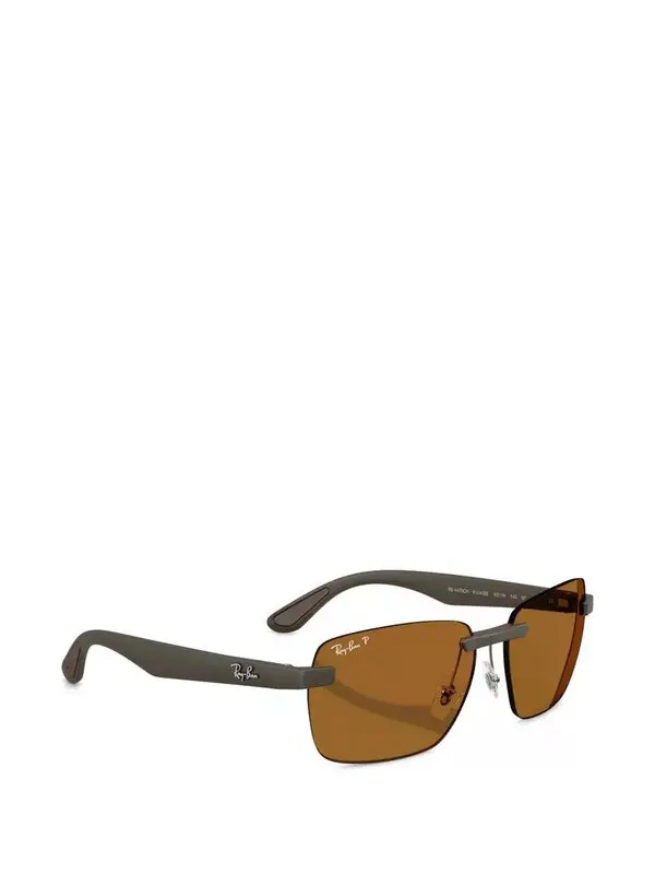Ray-ban Rectangle-frame Rimless Sunglasses