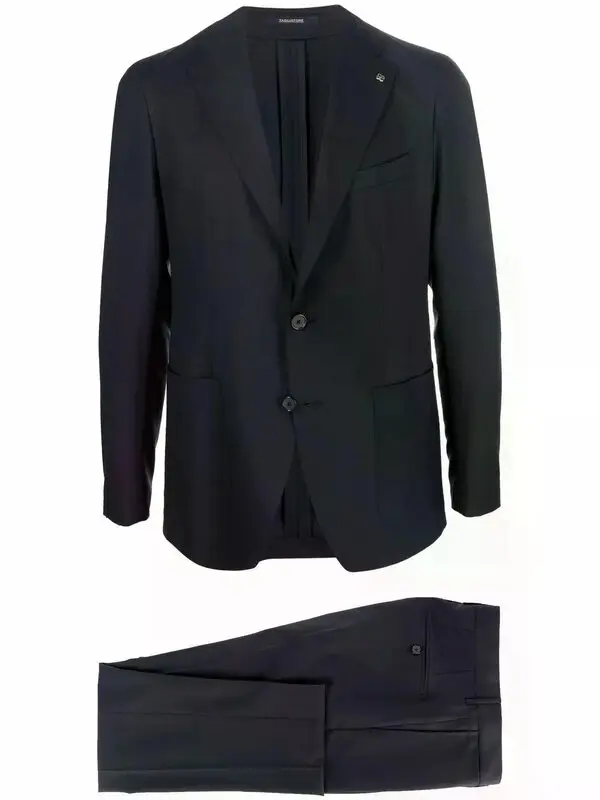 Tagliatore Single-breasted Tailored Suit - Blue