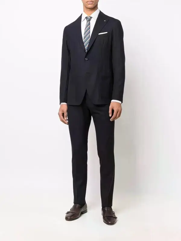 Tagliatore Single-breasted Tailored Suit - Blue
