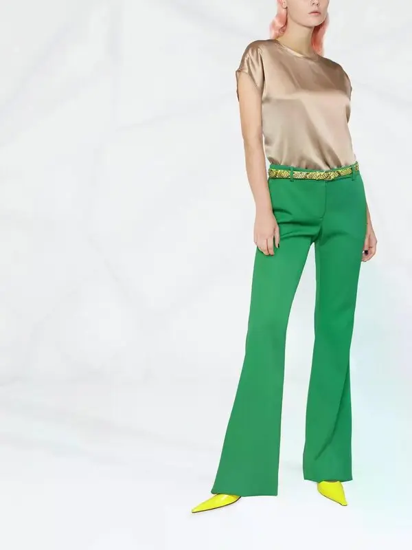 GIANLUCA CAPANNOLO Satin-finish Short-sleeve T-shirt