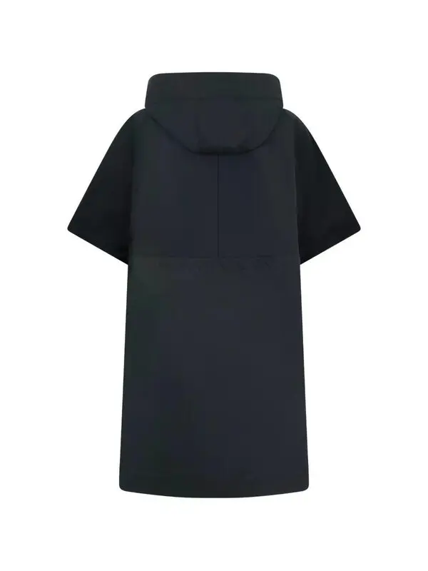 MOORER Hooded Short-sleeve Coat