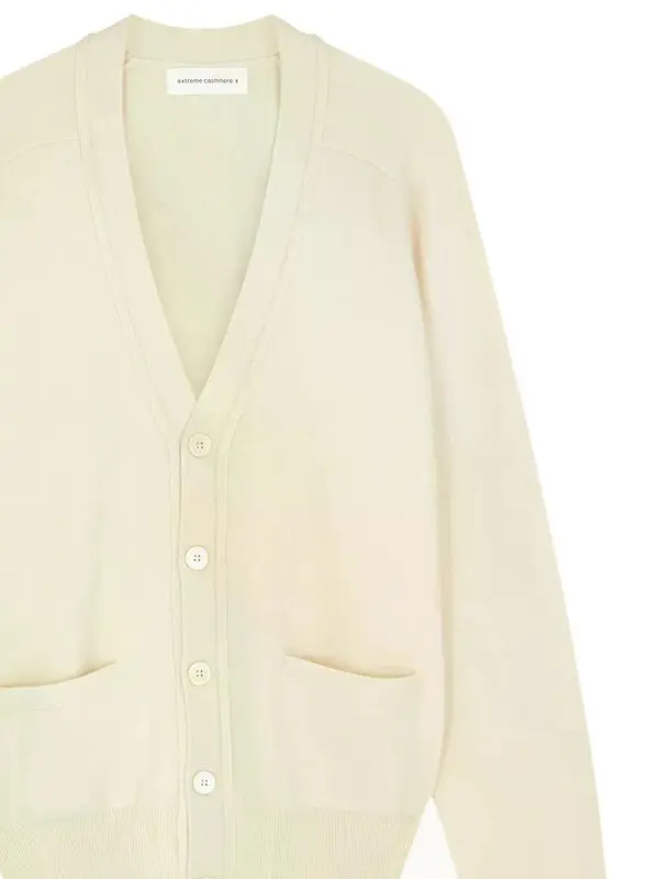 Extreme Cashmere Front-pocket Cardigan