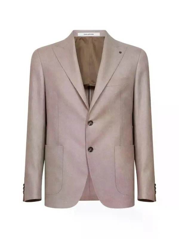 Tagliatore Two-button Peak Lapel Blazer - Neutrals