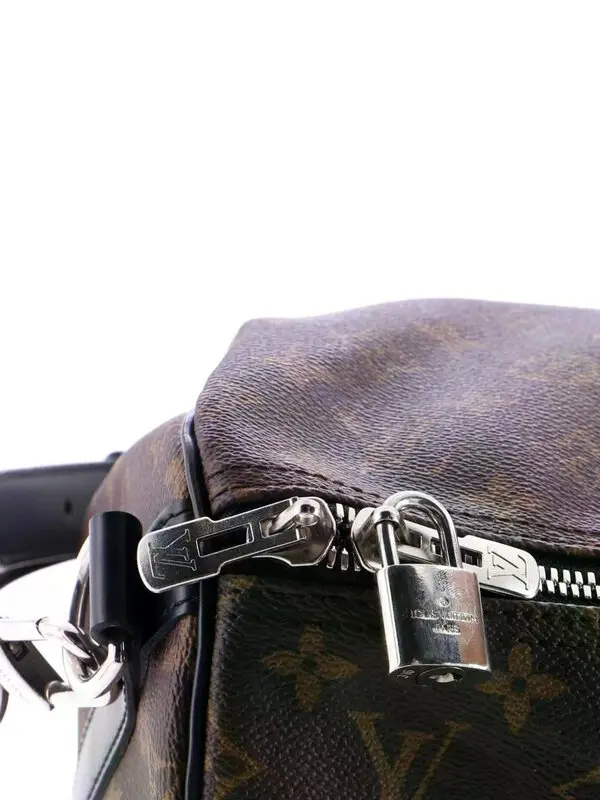 LOUIS VUITTON Keepall Bandouliere 55 Travel Bag Monogram Canvas - Brown
