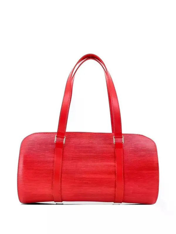 LOUIS VUITTON Soufflot Epi Leather Handbag - Red