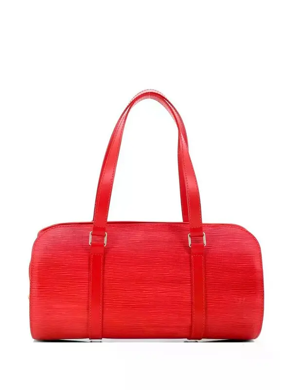 LOUIS VUITTON Soufflot Epi Leather Handbag - Red