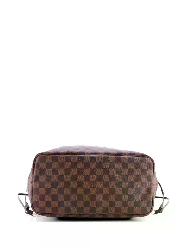 LOUIS VUITTON Neverfull Damier Mm Tote Bag - Brown