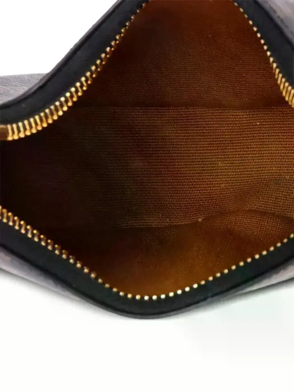 Celine Ava Bag Triomphe Coated Canvas Mini Shoulder Bag - Brown