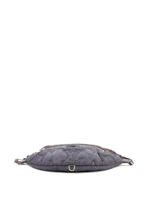 LOUIS VUITTON High Rise Bum Bag Puffygram Belt Bag - Black