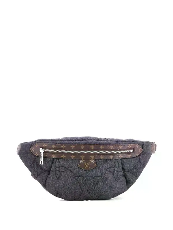 LOUIS VUITTON High Rise Bum Bag Puffygram Belt Bag - Black