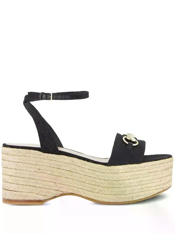 Gucci 75mm Wedge Espadrilles