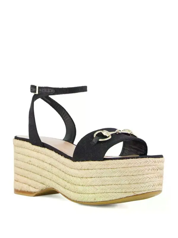 Gucci 75mm Wedge Espadrilles