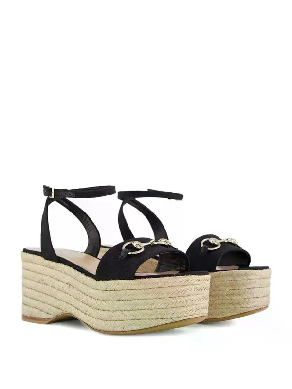 Gucci 75mm Wedge Espadrilles