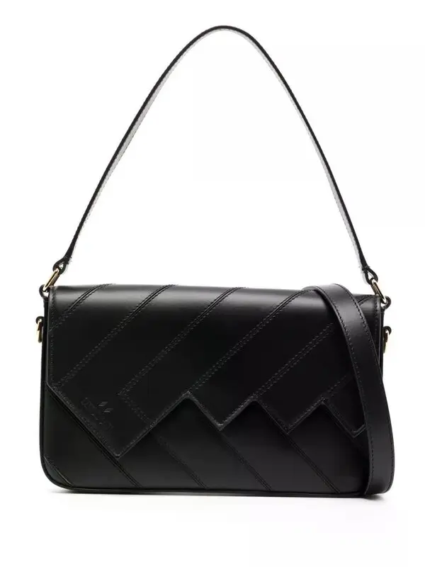 Missoni Flap Wave Leather Shoulder Bag