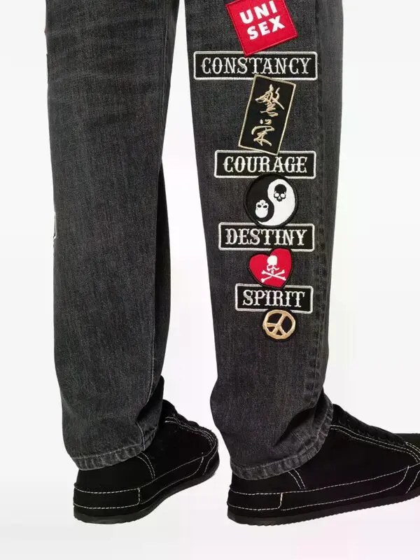 MASTERMIND WORLD Patched Jeans