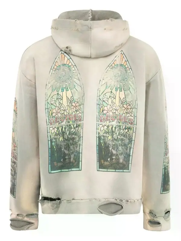 WHO DECIDES WAR Zip-fastening Hoodie