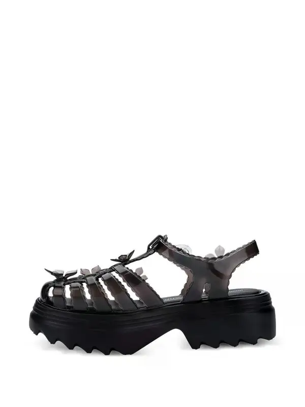 Melissa X Susan Fang Possession Platform Sandals - Black