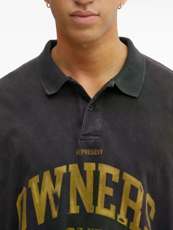 REPRESENT Owlettering Polo Shirt