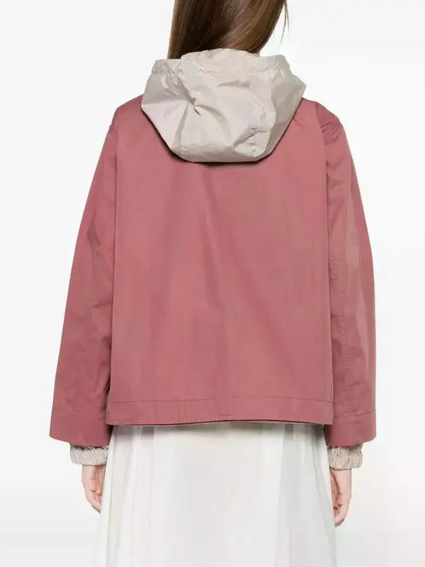 Herno Hooded Pocket Jacket - Pink