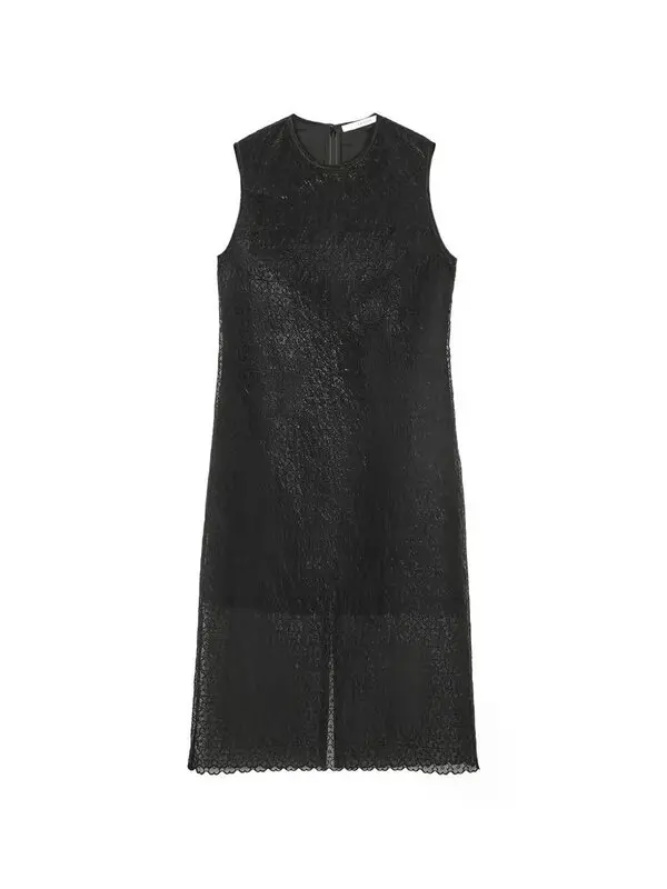 Cecilie Bahnsen Devin Windflower-embellished Midi Dress - Black