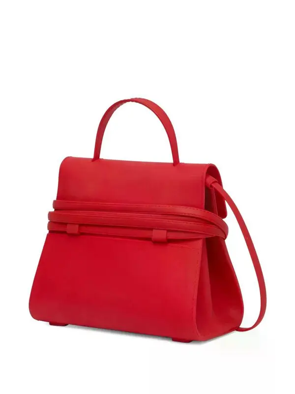 Moschino Small Tie Detail Tote Bag - Red