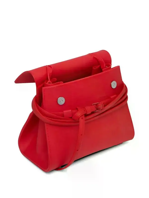 Moschino Small Tie Detail Tote Bag - Red