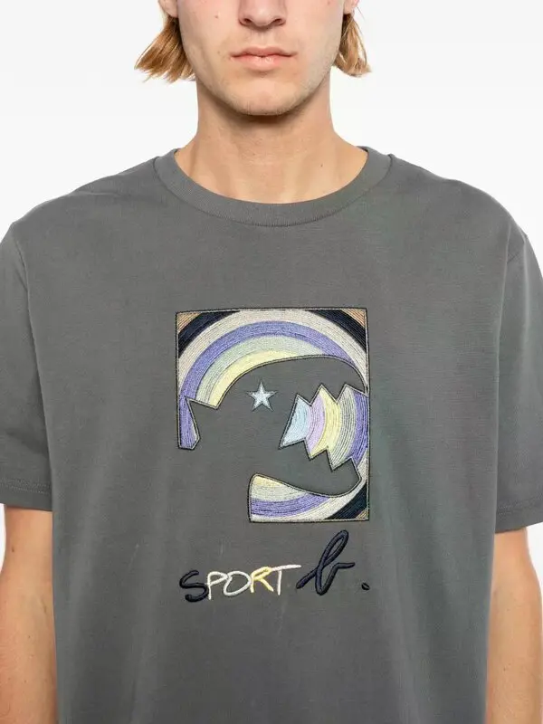 AGNES B. Box Dino T-shirt - Grey