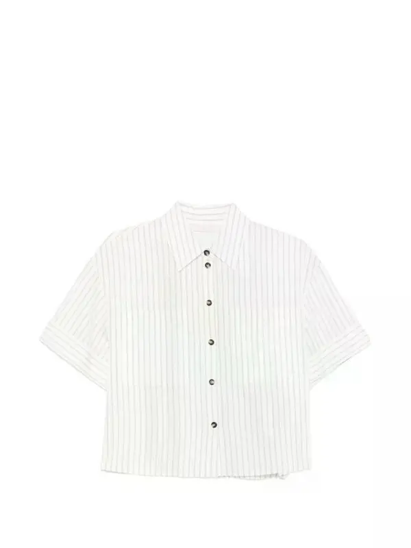 Liu Jo Striped Button Shirt - Neutrals