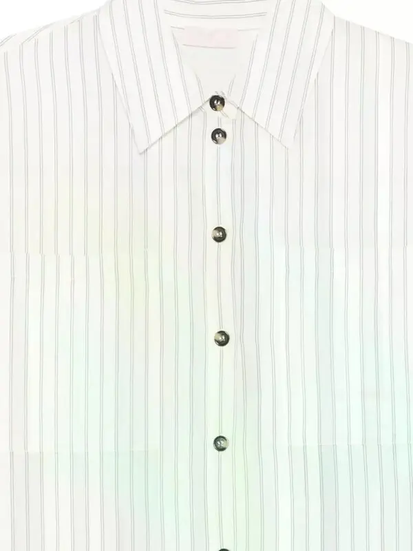 Liu Jo Striped Button Shirt - Neutrals
