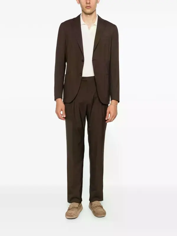 Corneliani Pleated Trousers - Brown