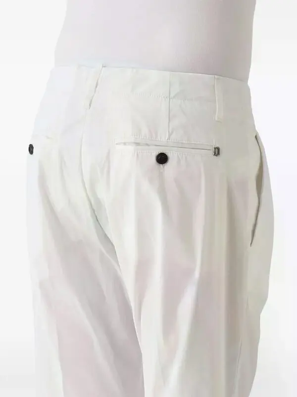 DONDUP Buttoned Trousers - White