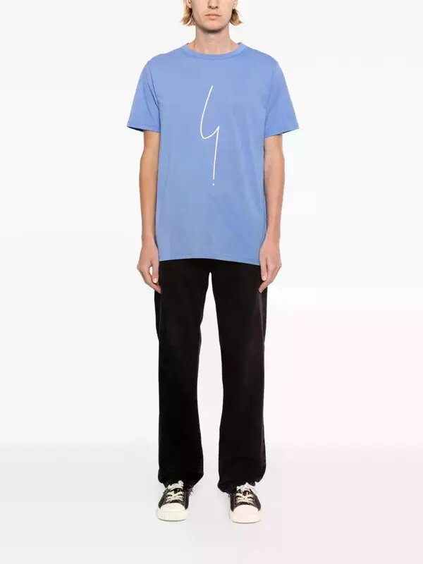 AGNES B. Irony Mark Brando T-shirt - Blue