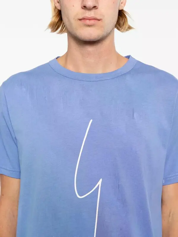 AGNES B. Irony Mark Brando T-shirt - Blue