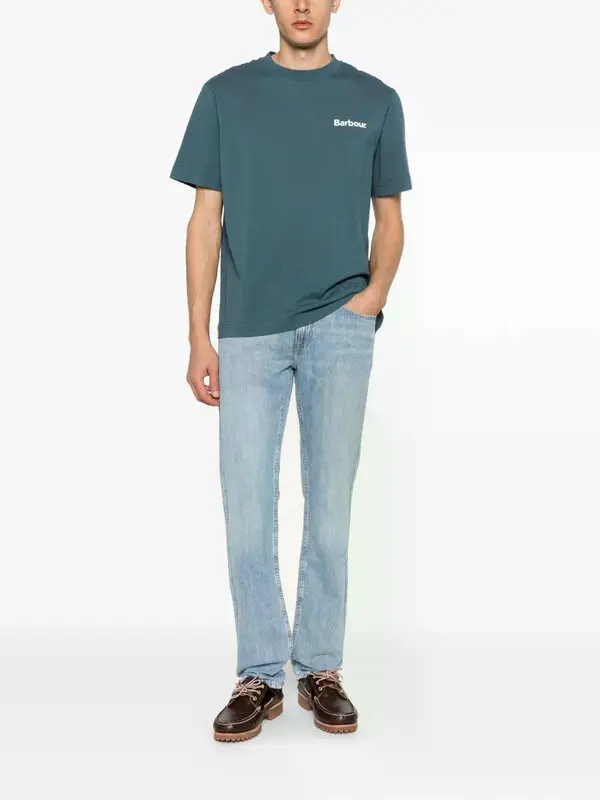 7 For All Mankind Straight Leg Jeans - Blue