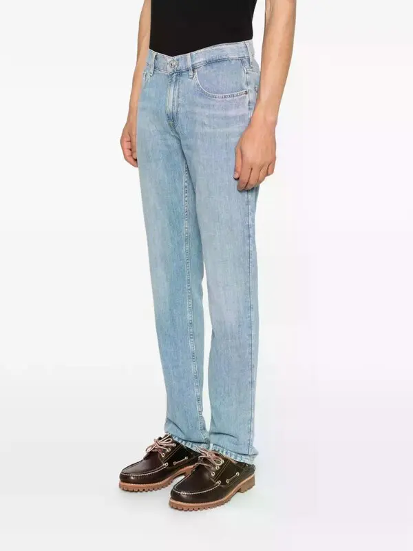 7 For All Mankind Straight Leg Jeans - Blue