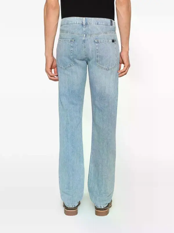 7 For All Mankind Straight Leg Jeans - Blue