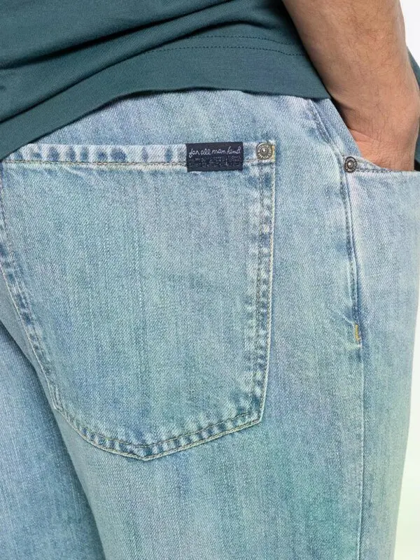 7 For All Mankind Straight Leg Jeans - Blue
