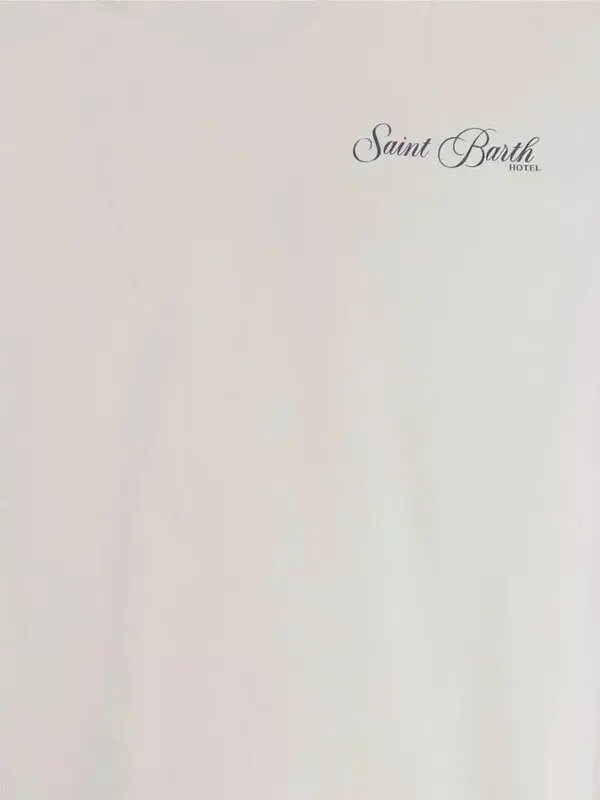 MC2 SAINT BARTH Short-sleeve Graphic-print T-shirt - White