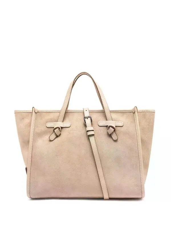 GIANNI CHIARINI Miss Marcella 32 Contrast Trim Tote Bag - Neutrals