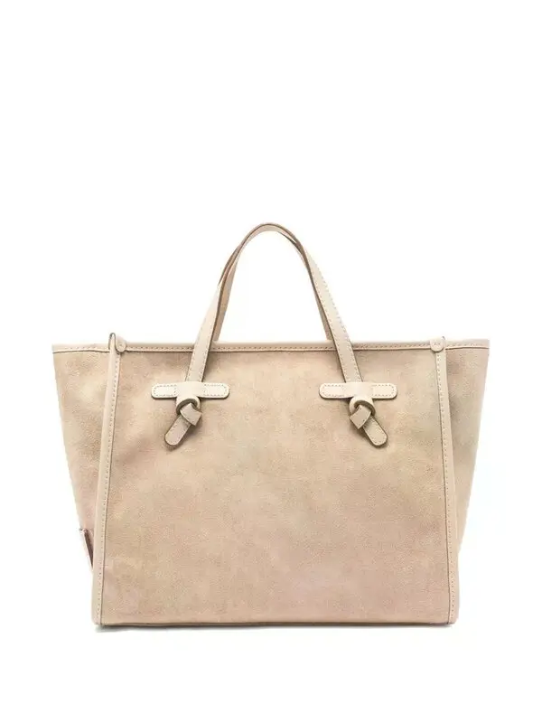 GIANNI CHIARINI Miss Marcella 32 Contrast Trim Tote Bag - Neutrals