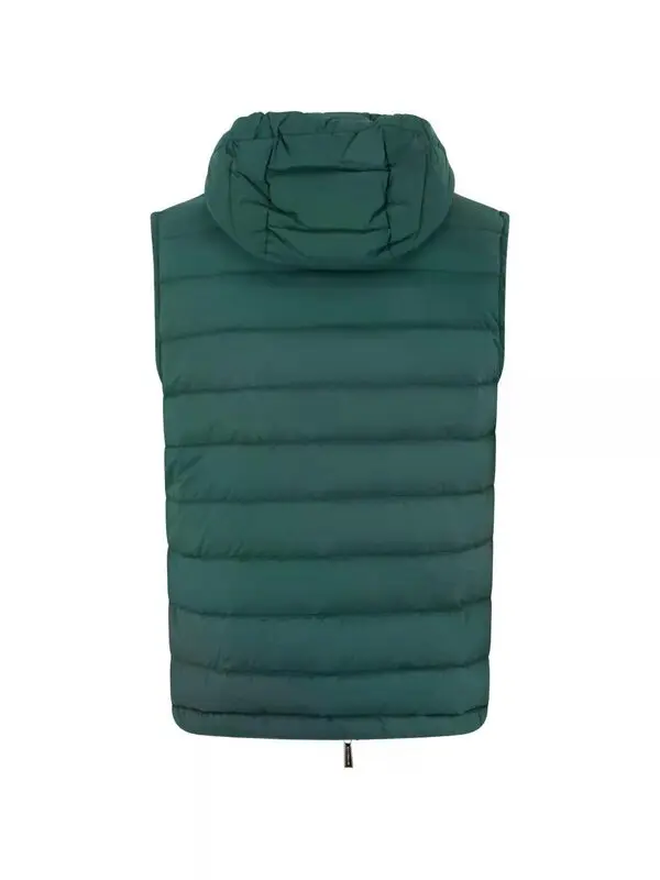 MOORER Hooded Zipped Gilet