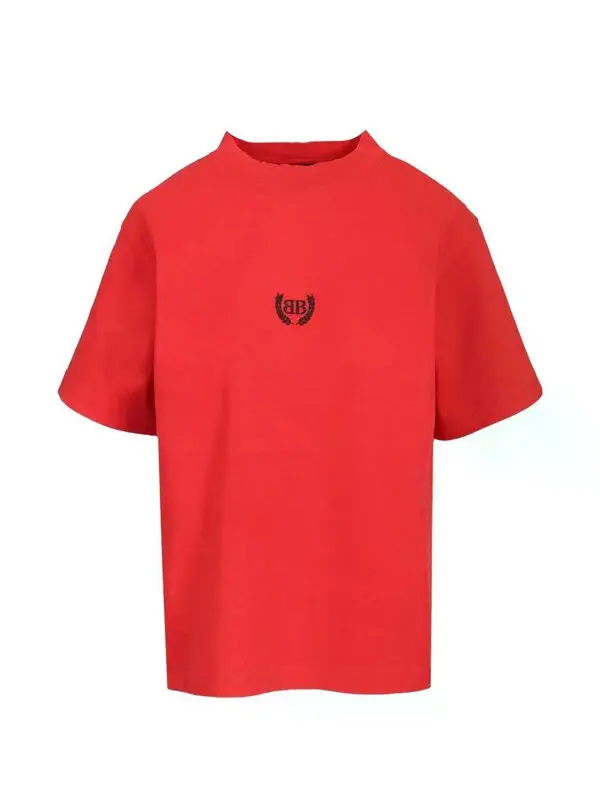 Balenciaga Classic Laurel Short-sleeved T-shirt - Red
