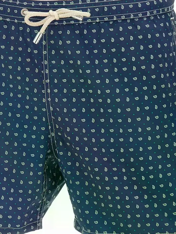 MC2 SAINT BARTH Paisley Polka-dot Swim Shorts